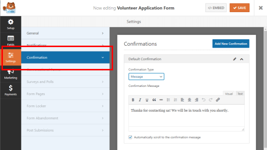How to Make a Volunteer Application Form in WordPress