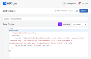 How to Disable the Fullscreen Editor in WordPress (Easy)