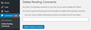 How to Delete All Pending Comments in WordPress (2 Methods)