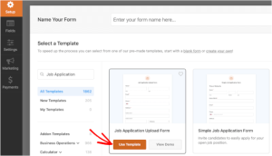 How to Make a Job Application Form in WordPress (1-click Template)