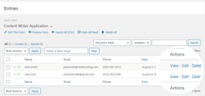 How to Make a Job Application Form in WordPress (1-click Template)