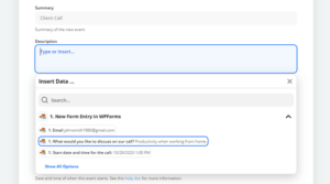 How to Add Google Calendar Events from Your Contact Form