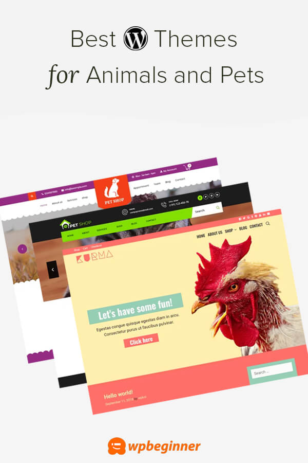 21 Best WordPress Themes for Animals and Pets (2021)