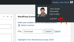 How to Add the WordPress Logout Link to Navigation Menu