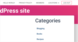 How to Add the WordPress Logout Link to Navigation Menu