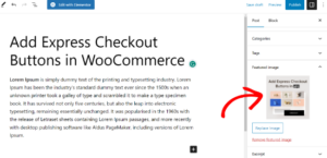 How to Add Featured Images or Post Thumbnails in WordPress