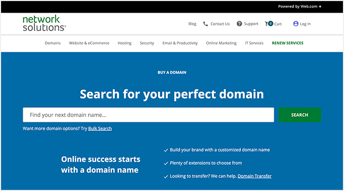 Network Solutions Coupon - WPBeginner