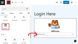How to Add Front-End Login Page and Widgets in WordPress