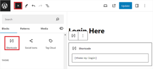 How to Add Front-End Login Page and Widgets in WordPress