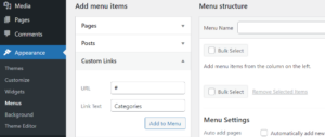 How to Add Titles in WordPress Menu Without Linking to a Page
