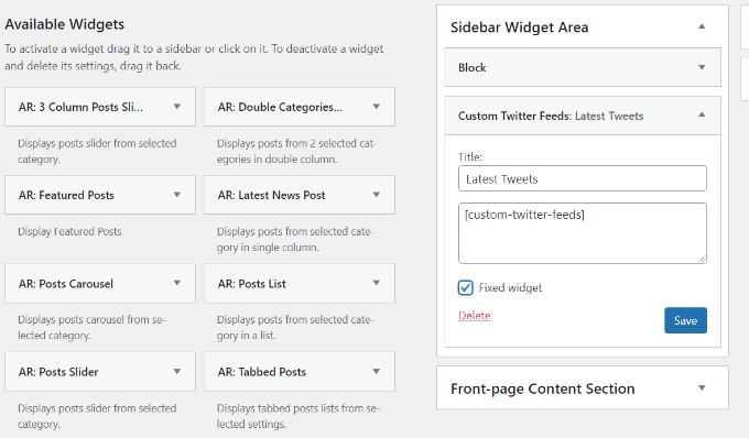 How to Create a Sticky Floating Sidebar Widget in WordPress