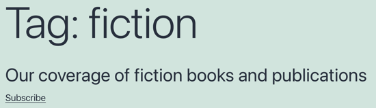 How to Add RSS Subscription for Tags and Custom Taxonomy Archives