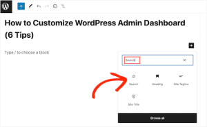 How to Add a Search Form in a WordPress Post (3 Easy Ways)