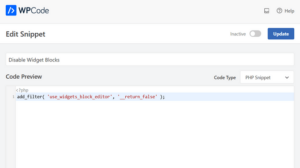 How to Disable Widget Blocks in WordPress (Restore Classic Widgets)