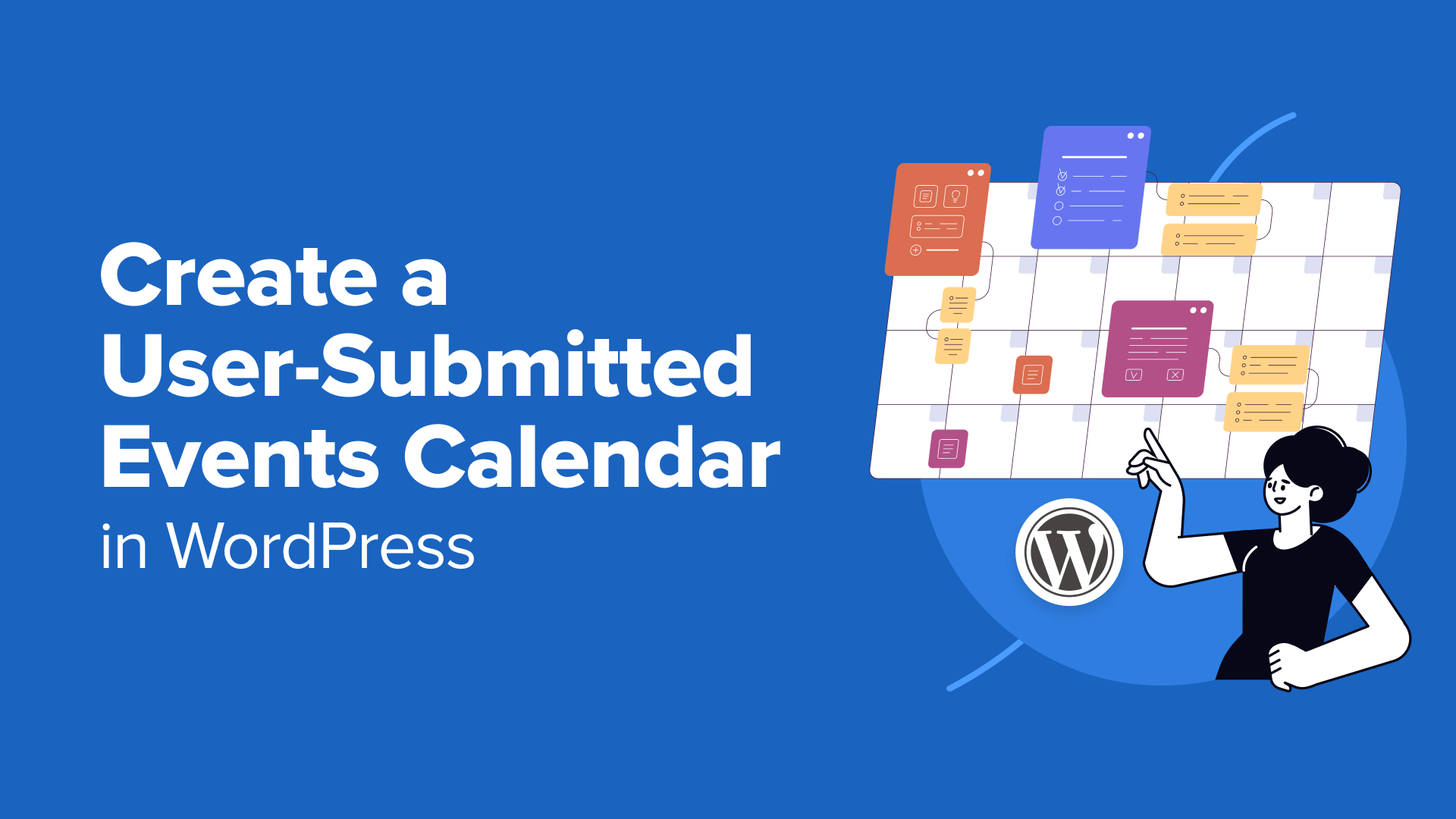 How to Create a User-Submitted Events Calendar in WordPress