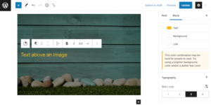How to Add Text on Top of an Image in WordPress (3 Methods)