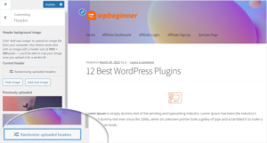 How to Customize Your WordPress Header (Beginner's Guide)