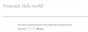 How to Customize a Password Protected Page in WordPress