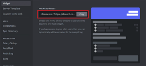 How to Embed Discord Widget into WordPress