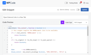 How to Open External Links in a New Window or Tab with WordPress