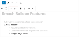 How to Easily Add Bullet Points & Numbered Lists in WordPress