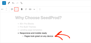 How to Easily Add Bullet Points & Numbered Lists in WordPress