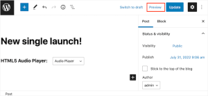 How to Add an Audio Music Player Widget in WordPress (2 Methods)