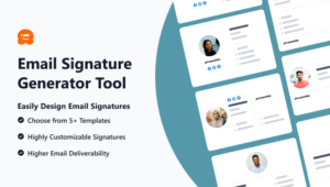 Introducing Email Signature Generator - Designing Professional Email ...