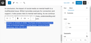 How to Add Simple and Elegant Footnotes in WordPress