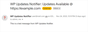 How to Setup Email Notifications for WordPress Updates