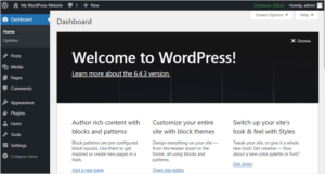 What is Backend in WordPress?