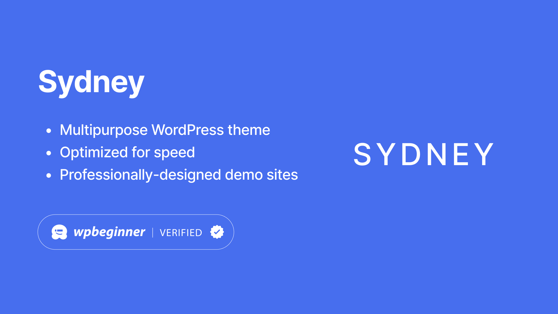 Sydney Review : Le thème WordPress polyvalent qu'il vous faut